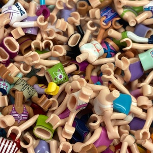 Friends Minifigure Torso/bodies, 10 Pack Genuine LEGO® Minifigure Parts ...