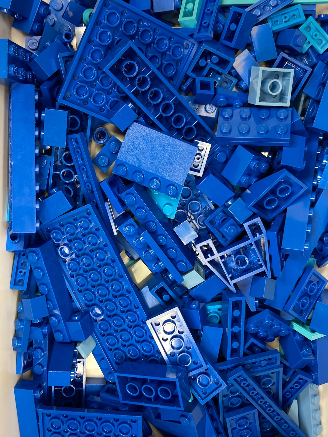 Blue Bulk Lot of Blocks Parts & Pieces, 1/2 Pound - Genuine LEGO® - Etsy