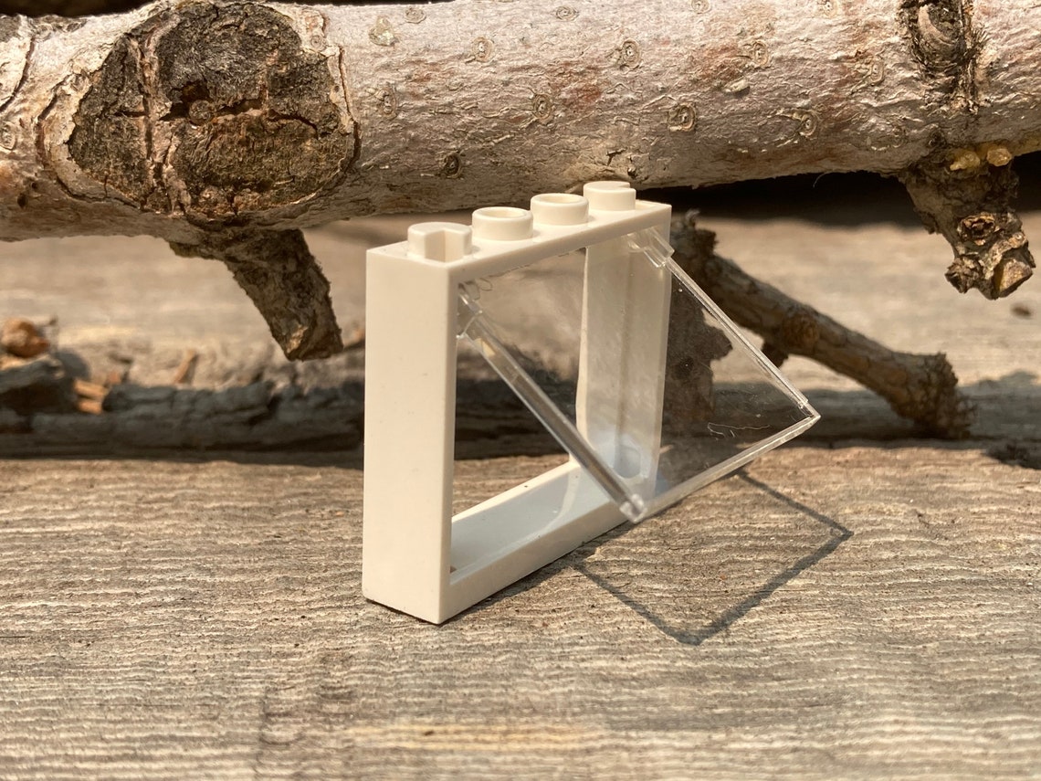 White Window Frame With Opening Glass Pane, Lot of 5 - Genuine LEGO ...