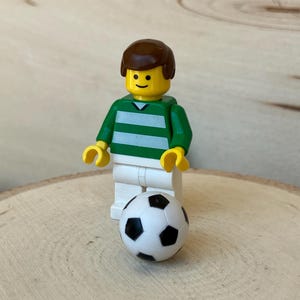 Soccer Player football Kicking a Soccer Ball City, Genuine LEGO ...