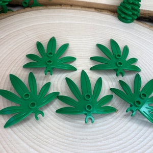 Plant Leaves 6 X 5 Swordleaf Lot of 5 - Genuine LEGO® Landscape Piece ...