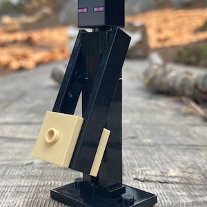 Enderman Holding a Block MC, Genuine LEGO® Minifigure - Etsy