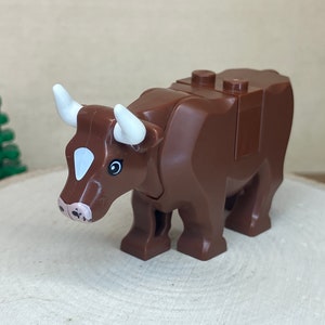 Cow With Light Nougat Muzzle and White Spot on Head With Short Horns ...