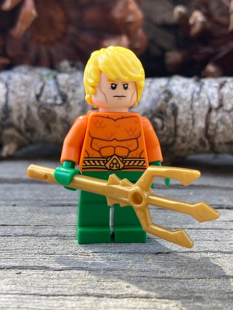 Aquaman Holding His Trident Super Heroes: Batman 2 Genuine | Etsy