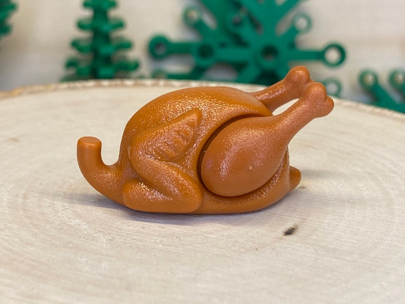 Dark Orange Turkey With Drumsticks Genuine LEGO® Accessory - Etsy