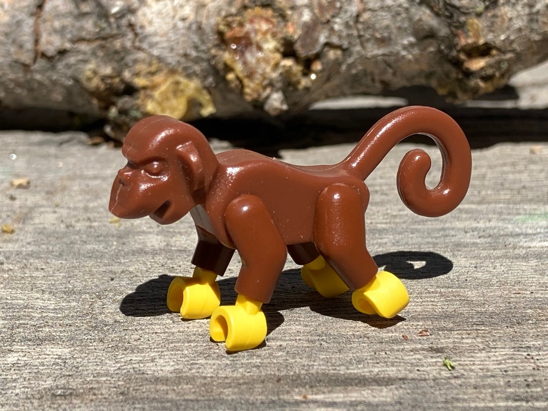 Reddish Brown Monkey With Yellow Hands and Feet - Genuine LEGO® Animal ...