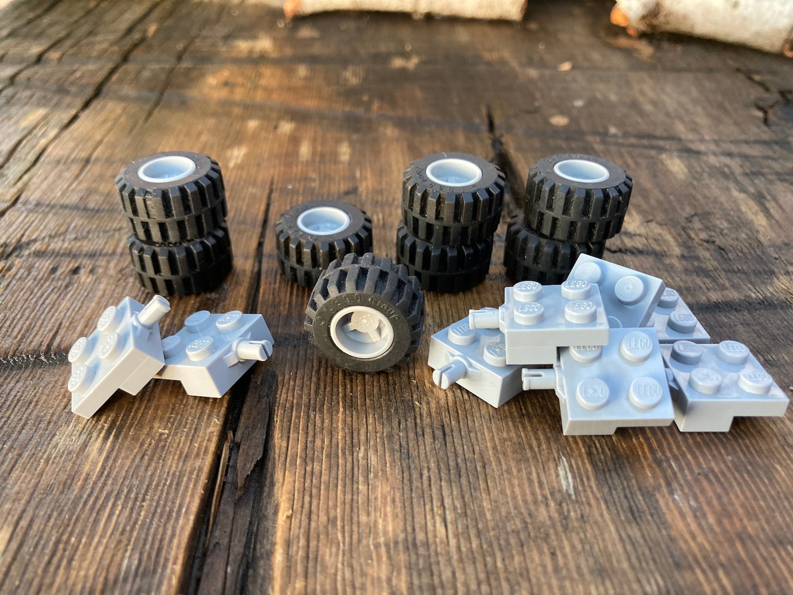 Wheel Set, 21mm X 12 Mm Offset Tread With 2x2 Wheel Axle Holder, Pack ...
