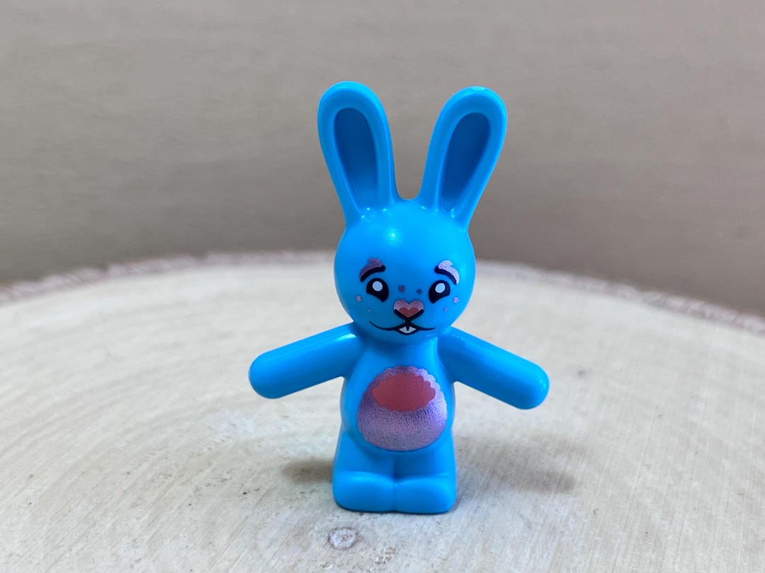 Medium Azure Bunny With Coral Nose & Starry Details (bunchu) – Genuine ...