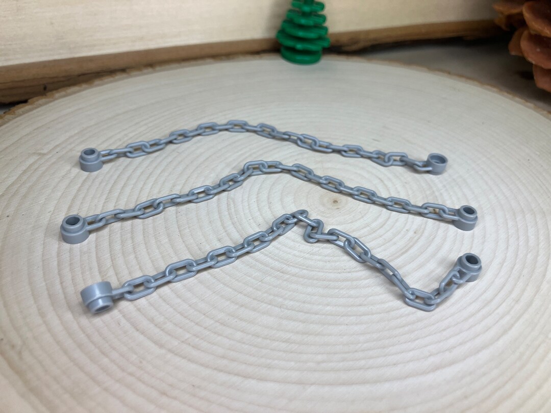 Light Stone Gray Chain With 21 Links, Pack of 3 Genuine LEGO® Architect ...