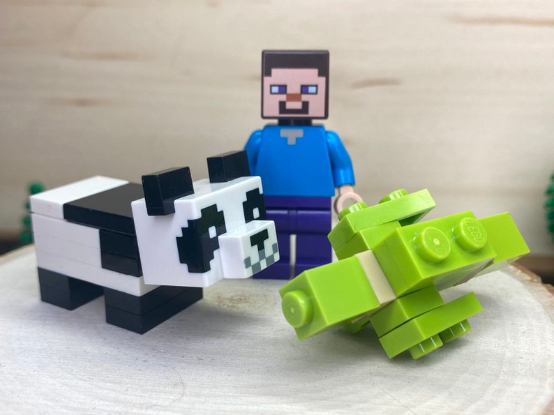 Minecraft Baby Panda With a Stick of Bamboo - MC, Genuine LEGO® Animal ...