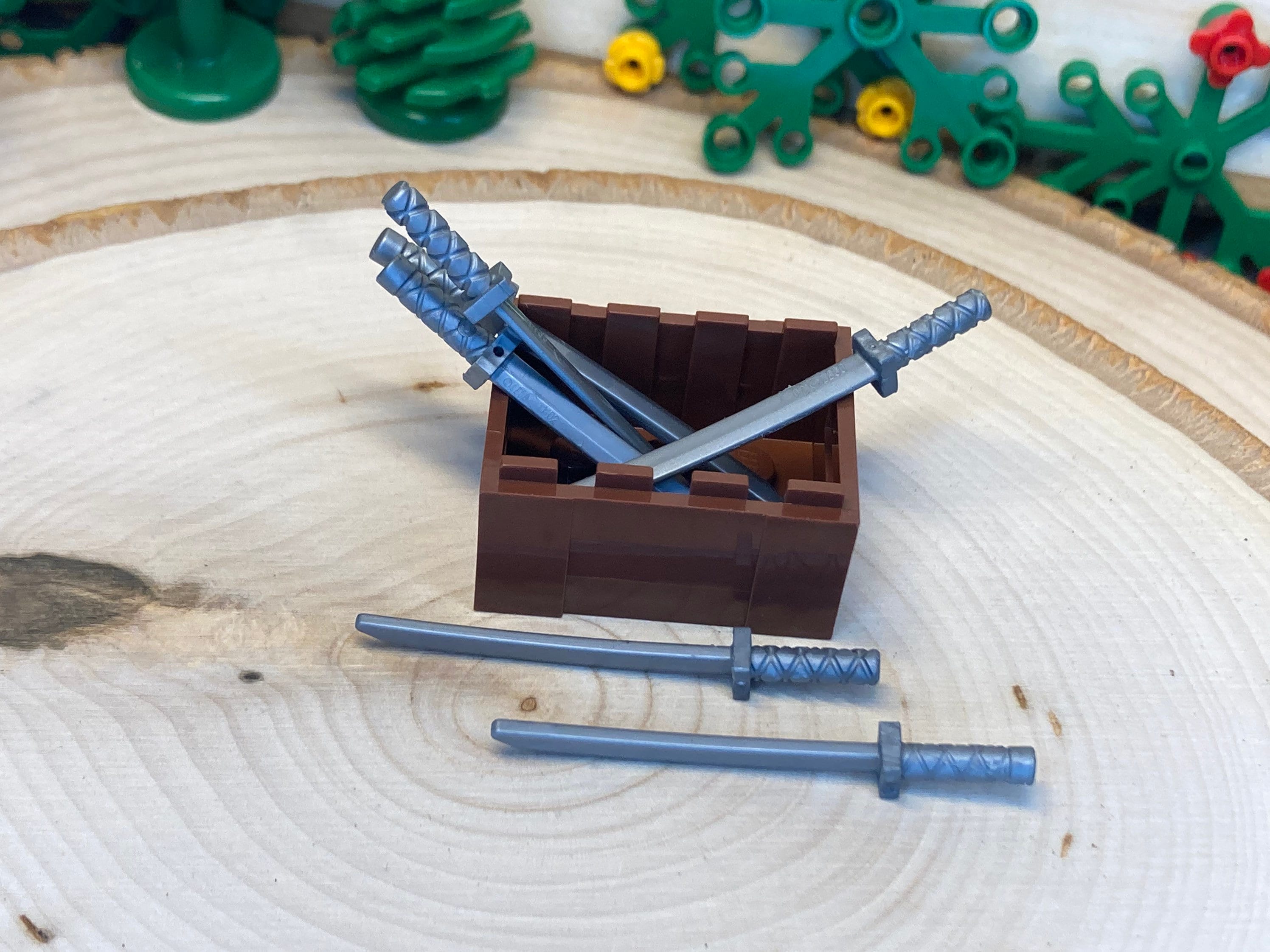Crate of Katana Swords 6 Pack Genuine LEGO® Accessory - Etsy