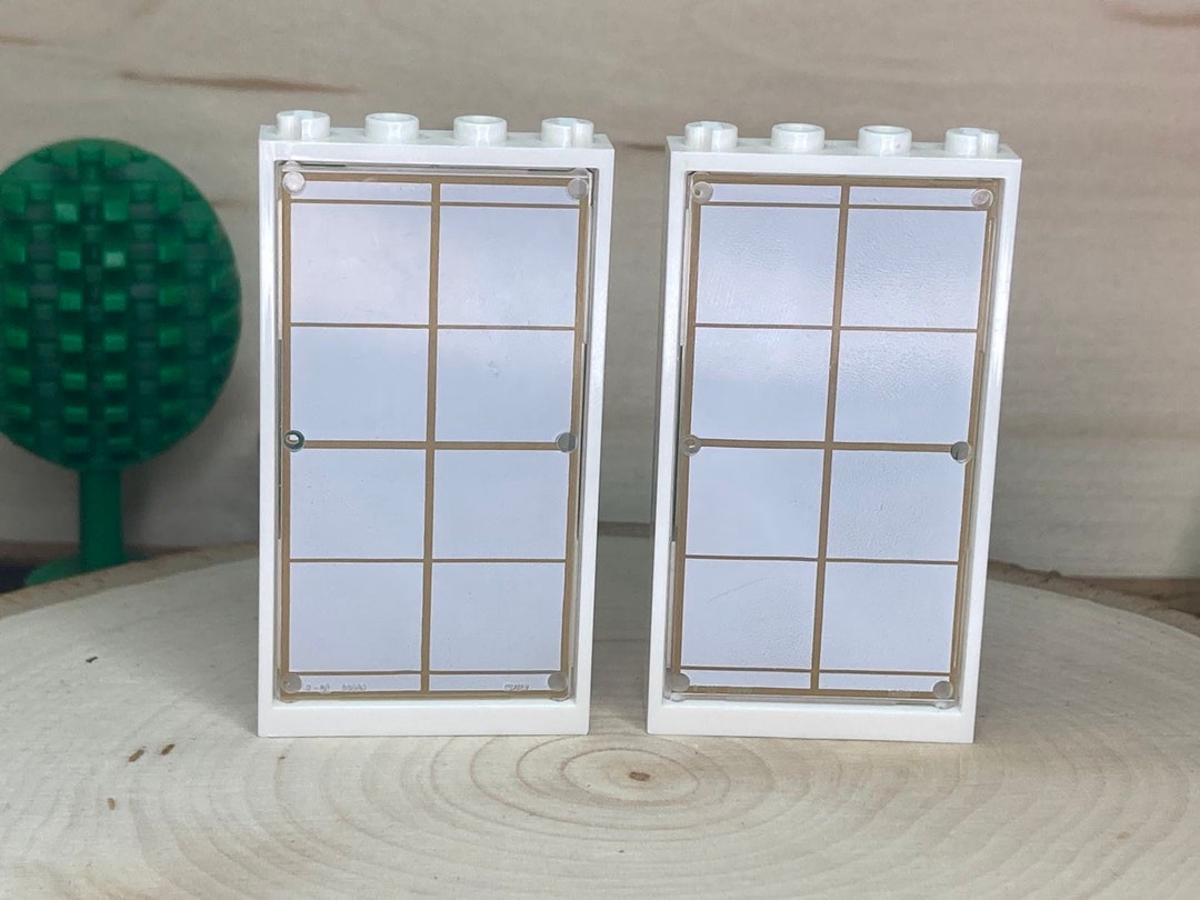 Glass for Window With Gold Lattice Over Frosted White Background, Pack ...