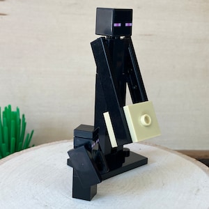 Baby and Momma Enderman Holding a Block - Minecraft, Genuine LEGO ...