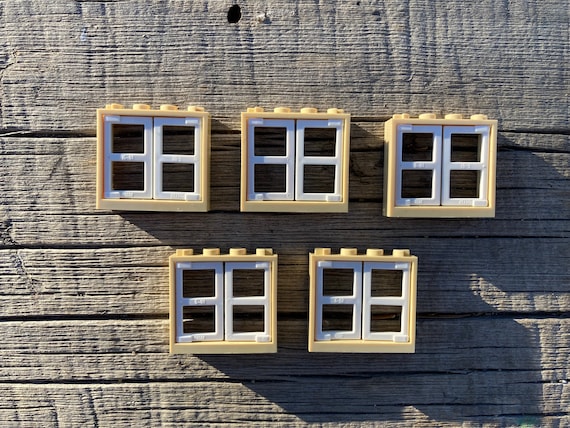 Tan Window Frame With White Shutters Pack of 5 Genuine | Etsy