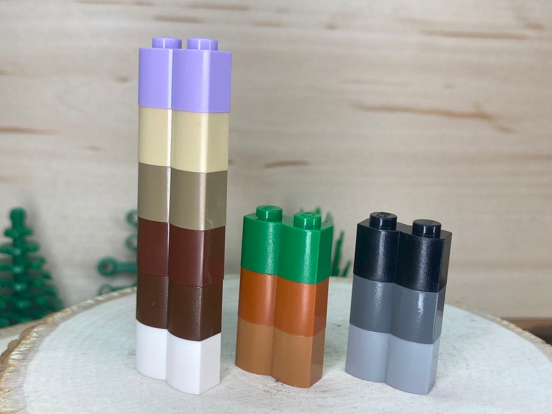 1x2 Log Brick, 12 Pack, You Pick the Color 100% Genuine LEGO® - Etsy