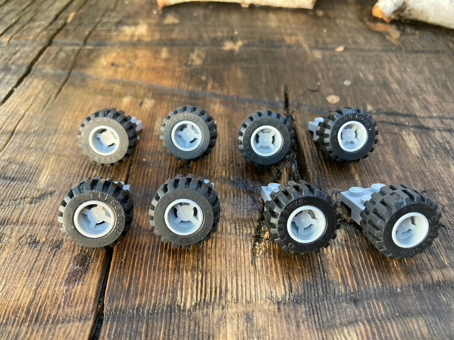 Wheel Set, 21mm X 12 Mm Offset Tread With 2x2 Wheel Axle Holder, Pack ...