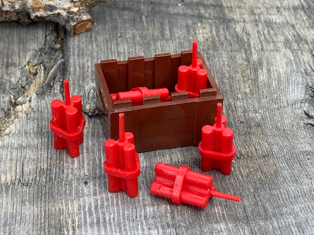 Crate of Dynamite, 6 Pack Genuine LEGO® Accessory - Etsy