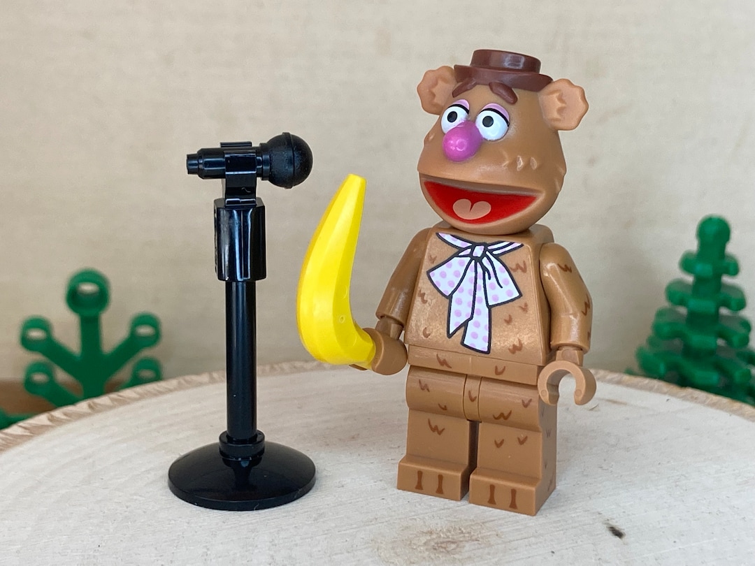 Fozzie Bear With a Banana and Mic Stand - the Muppets Collectible ...