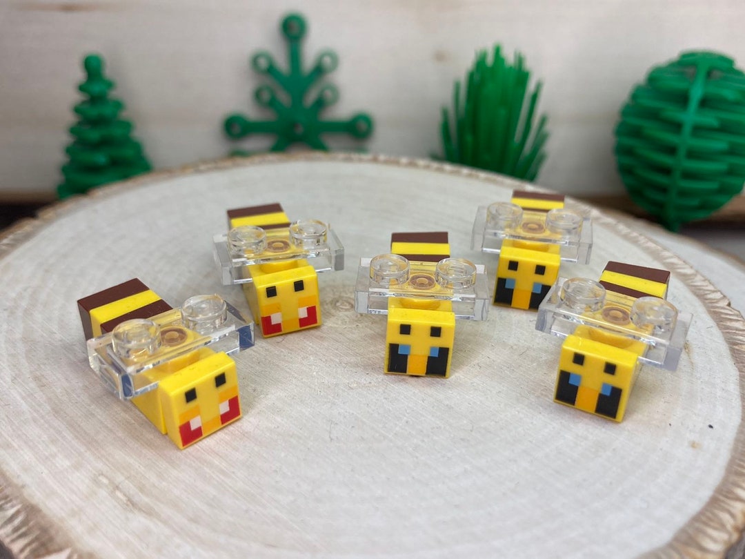 Minecraft Bee's, 5 Pack MC, Genuine LEGO® Animal - Etsy