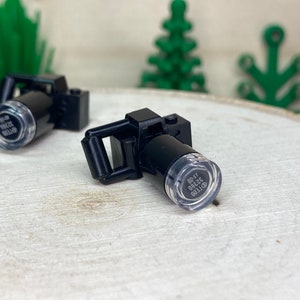 Group of Black Cameras, 2 With Telephoto Lenses 4 Pack - Genuine LEGO ...