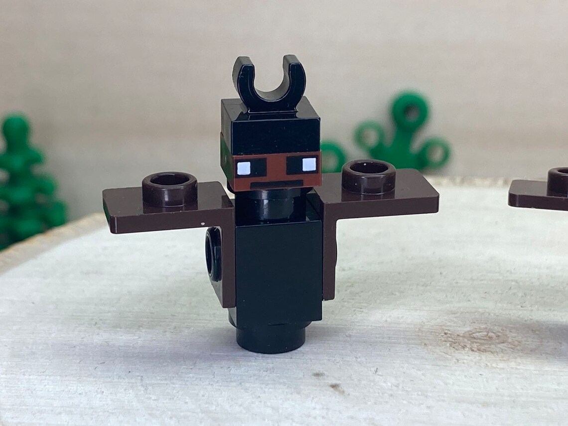 Minecraft Bats, Set of 2 - MC, Genuine LEGO® Animal - Etsy