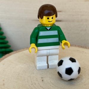 Soccer Player football Kicking a Soccer Ball City, Genuine LEGO ...
