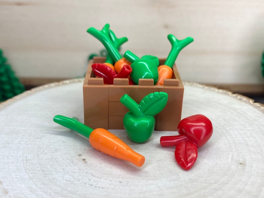 Crate of Food; Carrots and Apples, 8 Pack - Genuine LEGO® Accessory - Etsy