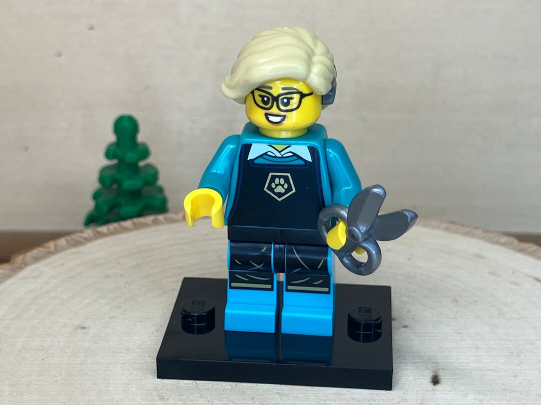Pet Groomer, Series 25 With Stand and Scissors - Genuine LEGO ...