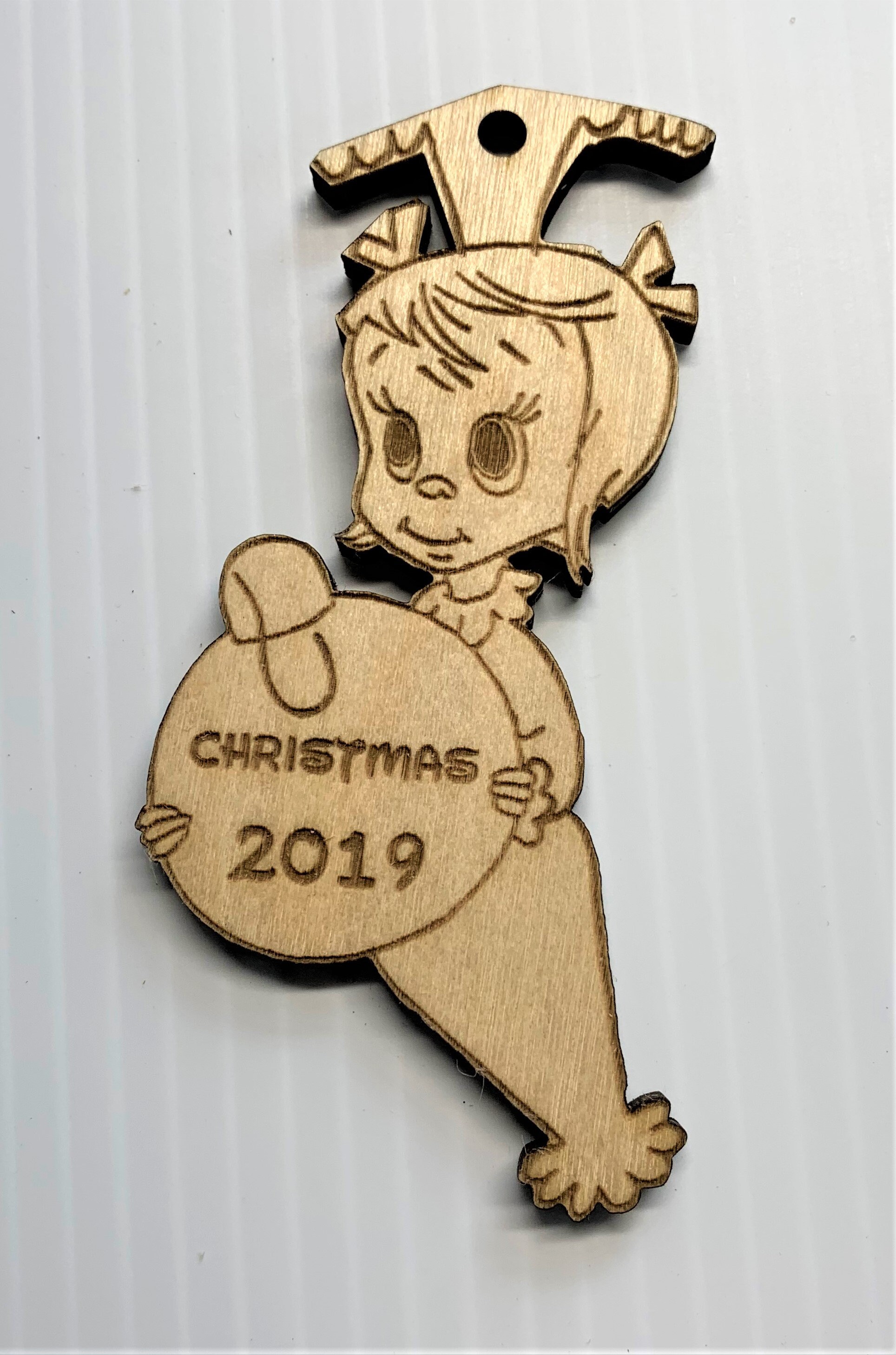 Dumbo Christmas Personalized Wood Ornament Laser Cut Birch - Etsy