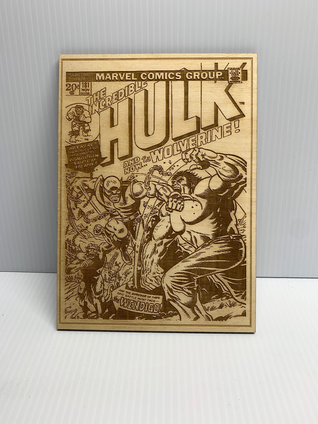 6x4 Hulk 181 Custom Wooden Sign Funny Sign Unique Gift Man Cave ...