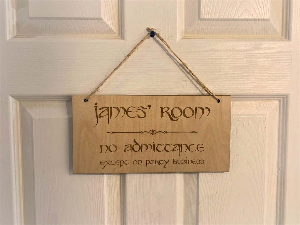 12x6 Speak Friend and Enter Door Sign Lord of - Etsy