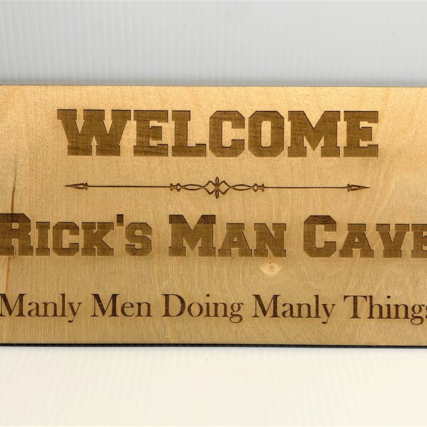 Manly Man Sign - Etsy