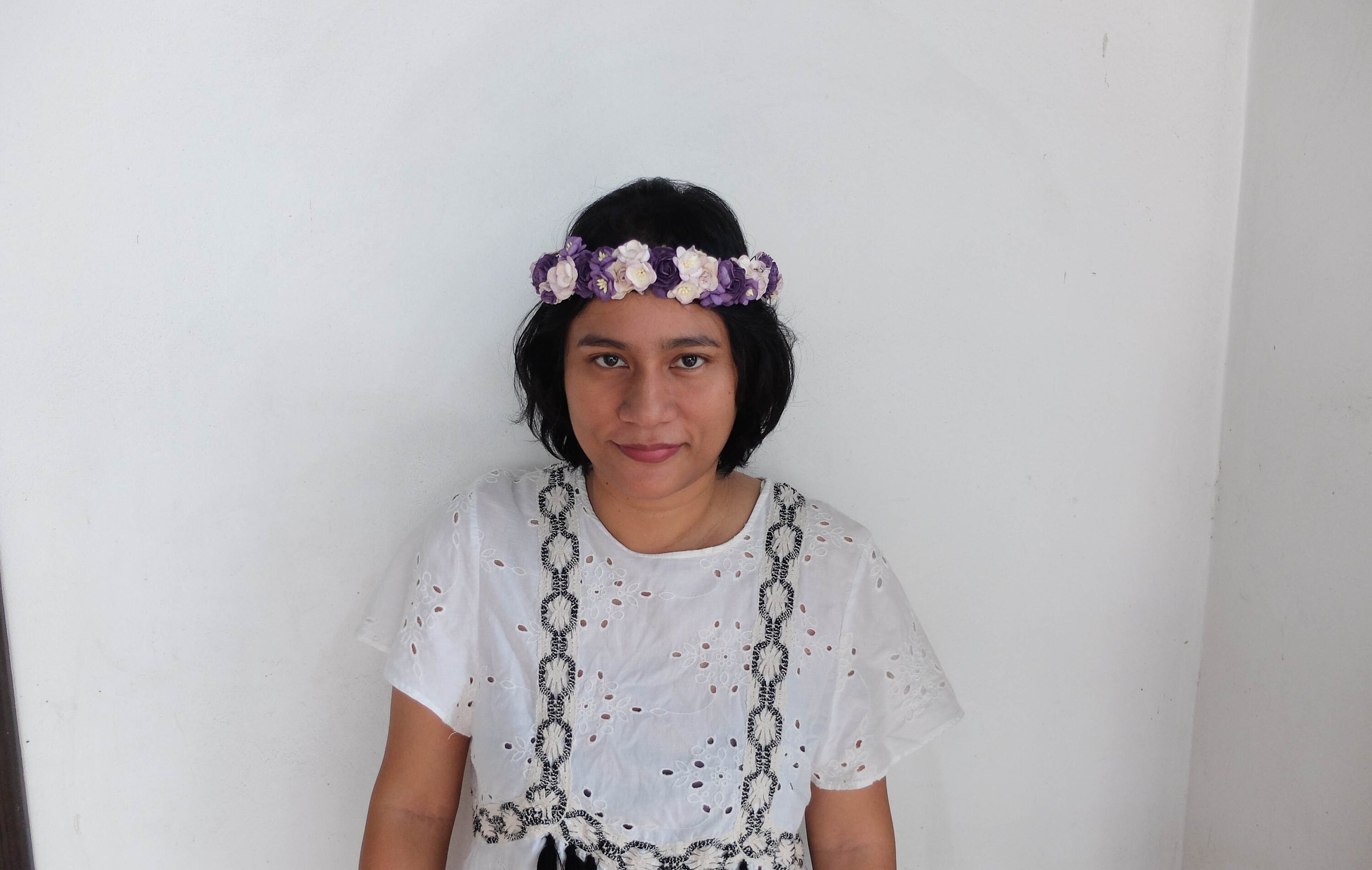 Dark Purple Lilac Flower Crown Floral Hair Wreath Flower | Etsy