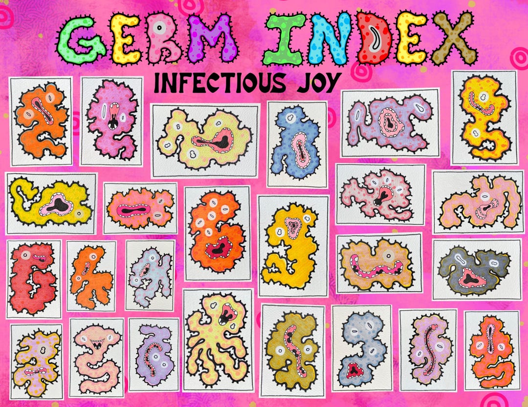 Germ Index: Infectious Joy - Etsy