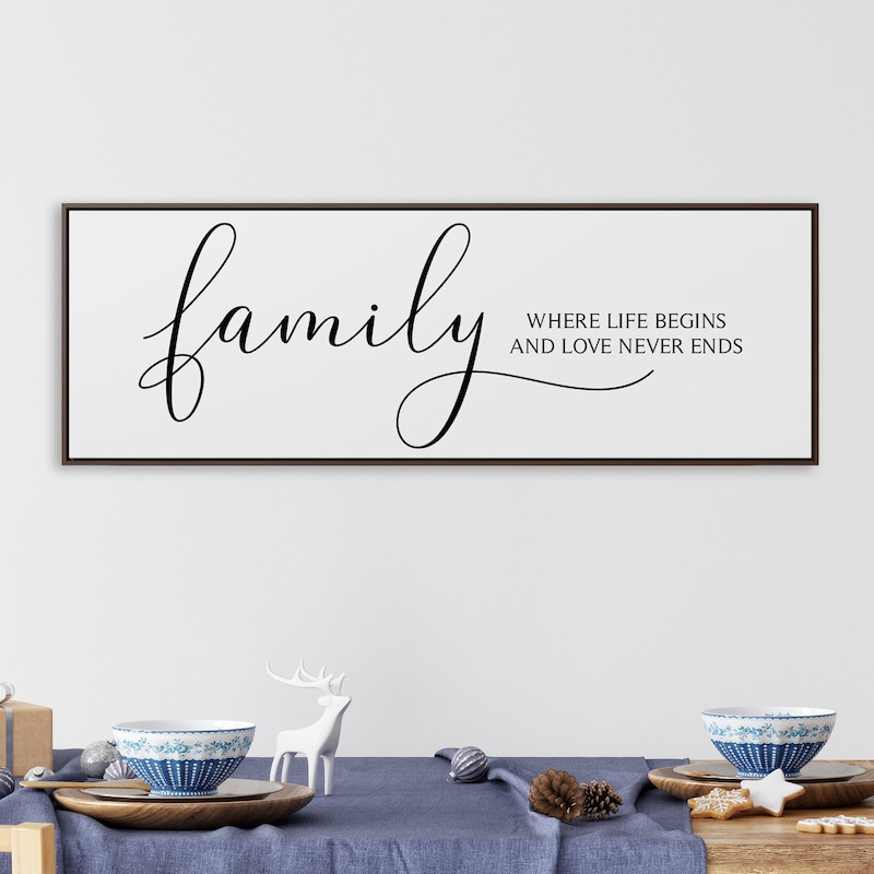 Large Family Sign - Etsy