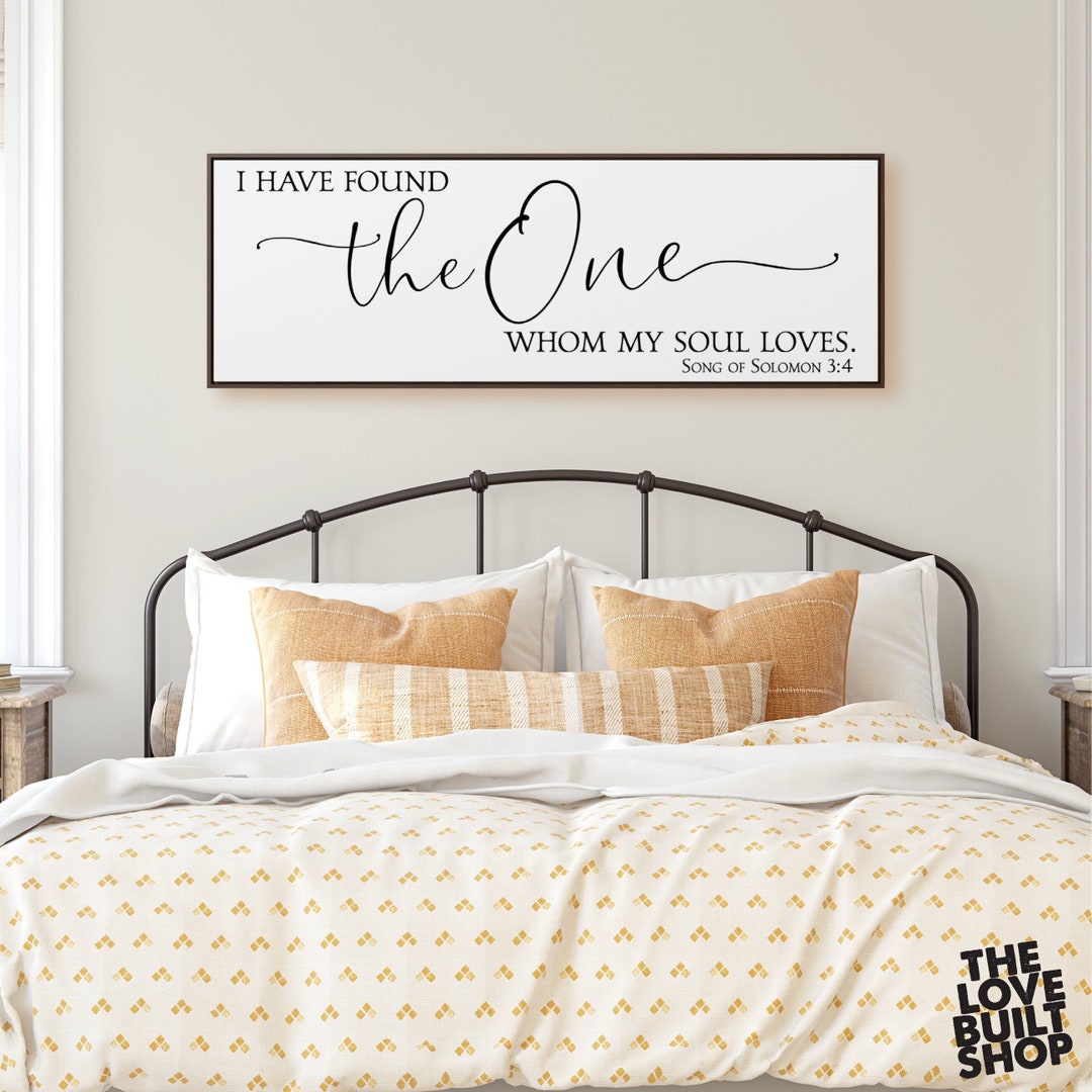Wedding Gift for Her I Have Found the One Whom My Soul Loves Song of ...