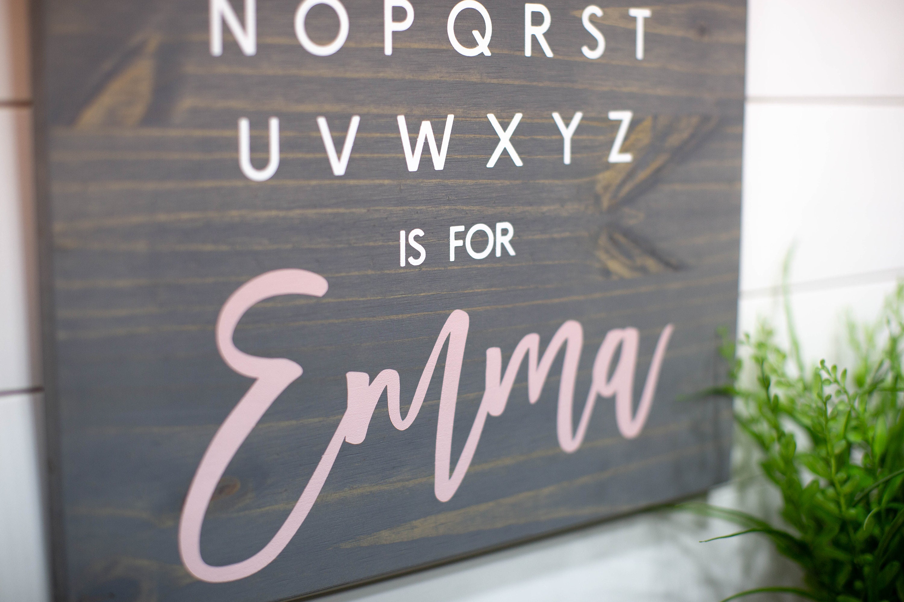 Personalized Baby Gift Alphabet Sign Baby Gift Nursery Decor - Etsy