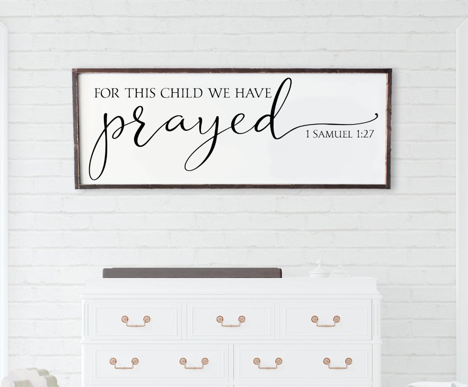For This Child We Have Prayed Baby Shower Gift Baby Room Wall | Etsy