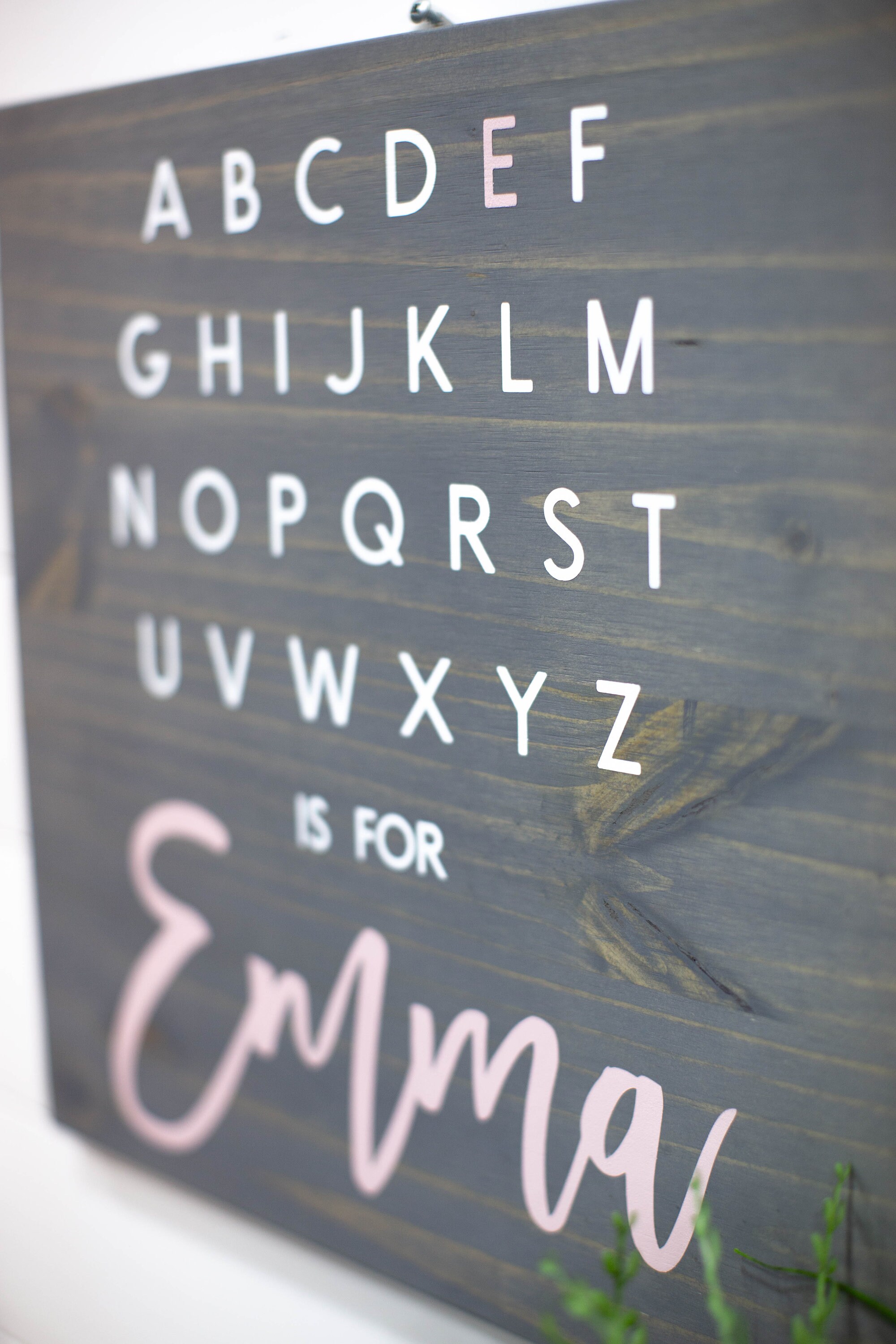 Personalized Baby Gift Alphabet Sign Baby Gift Nursery Decor - Etsy