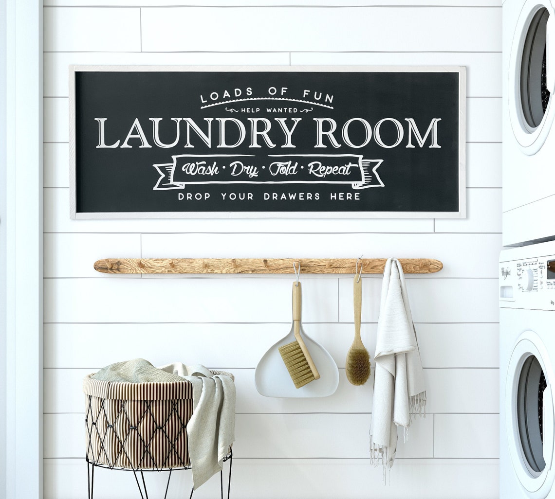 Laundry Room Sign Drop Your Drawers Here Gift for Him Gift for - Etsy