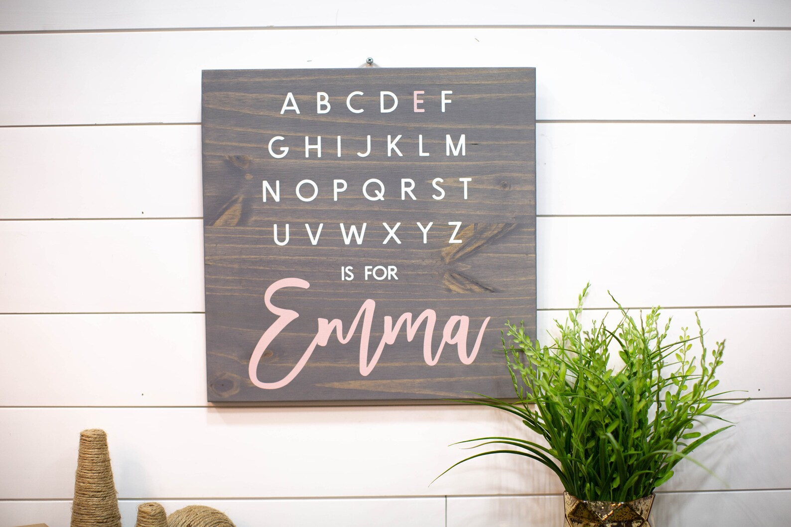 Personalized Baby Gift Alphabet Sign Baby Gift Nursery Decor - Etsy