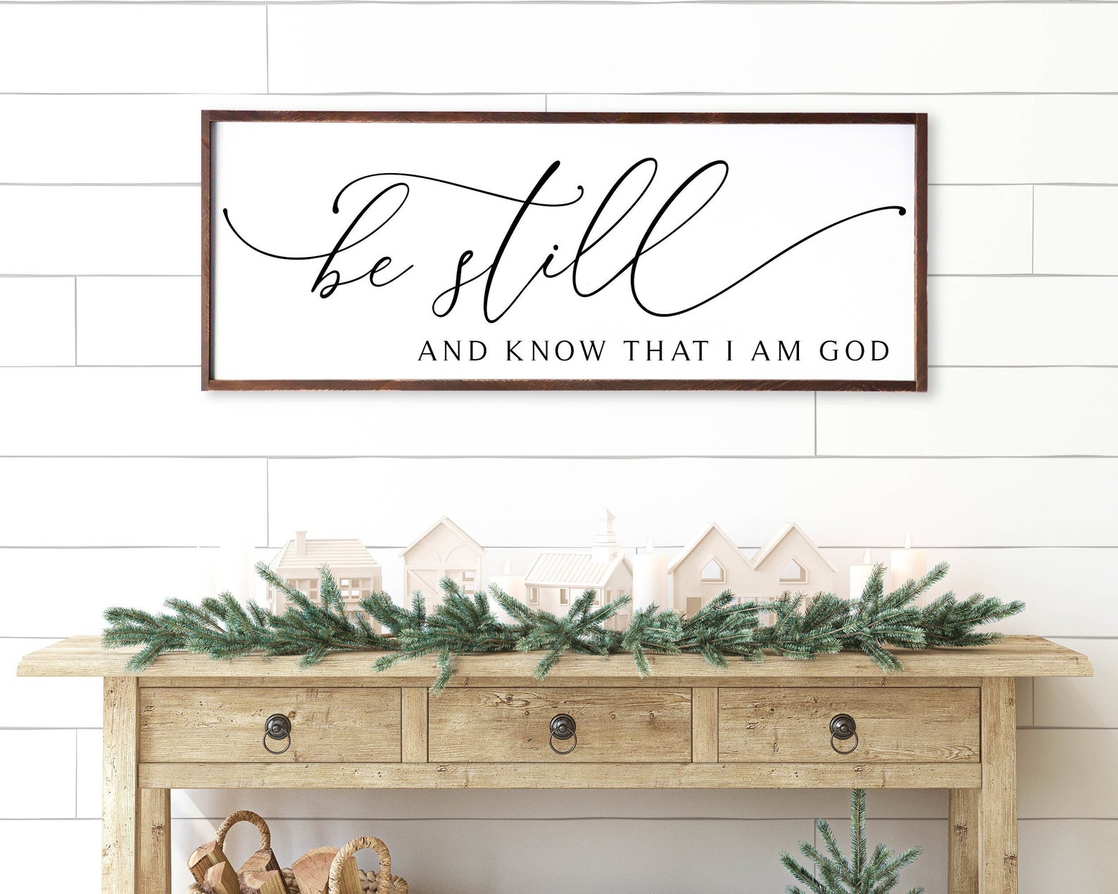 Be Still and Know I Am God Large Wall Decor Wedding Gift - Etsy