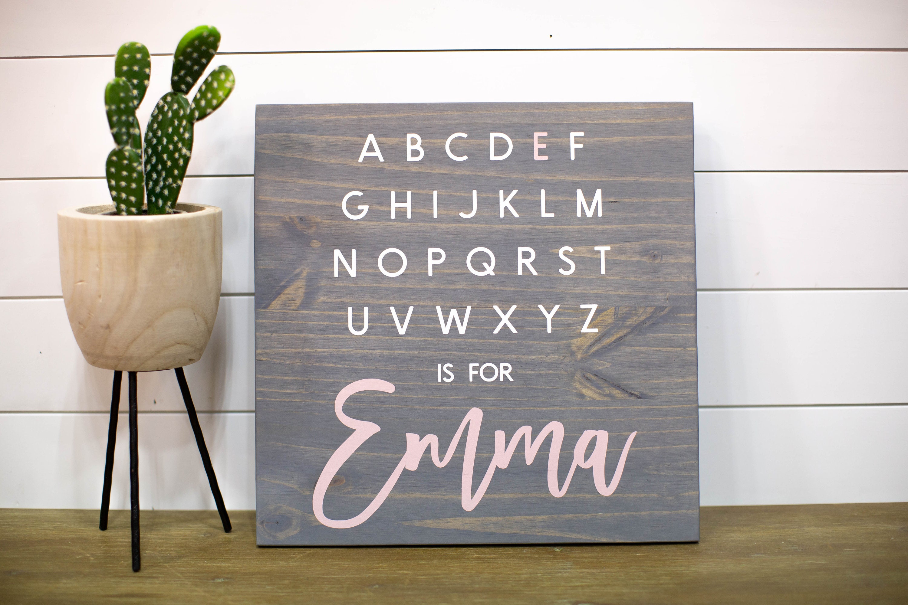 Personalized Baby Gift Alphabet Sign Baby Gift Nursery Decor - Etsy