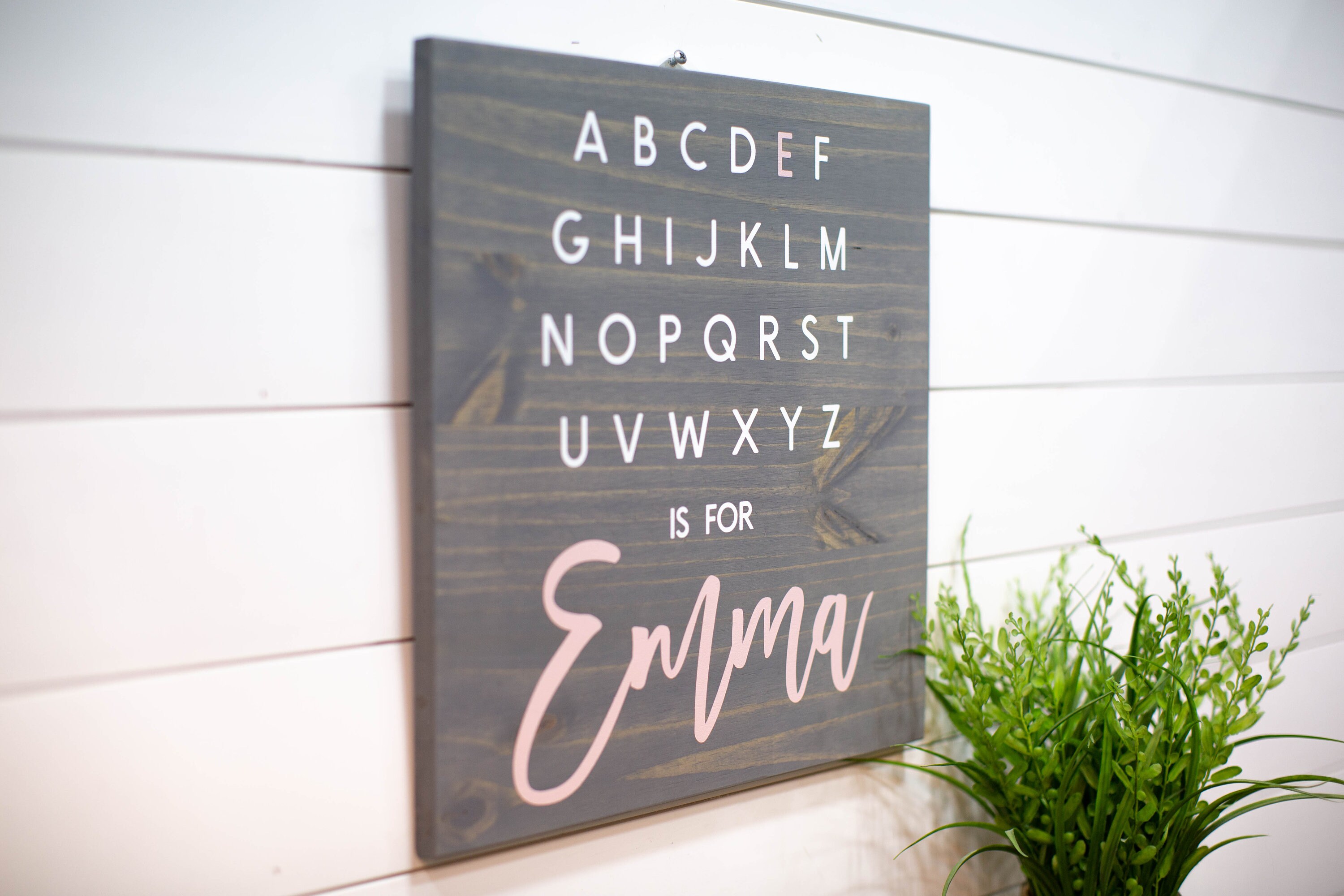 Personalized Baby Gift Alphabet Sign Baby Gift Nursery Decor - Etsy