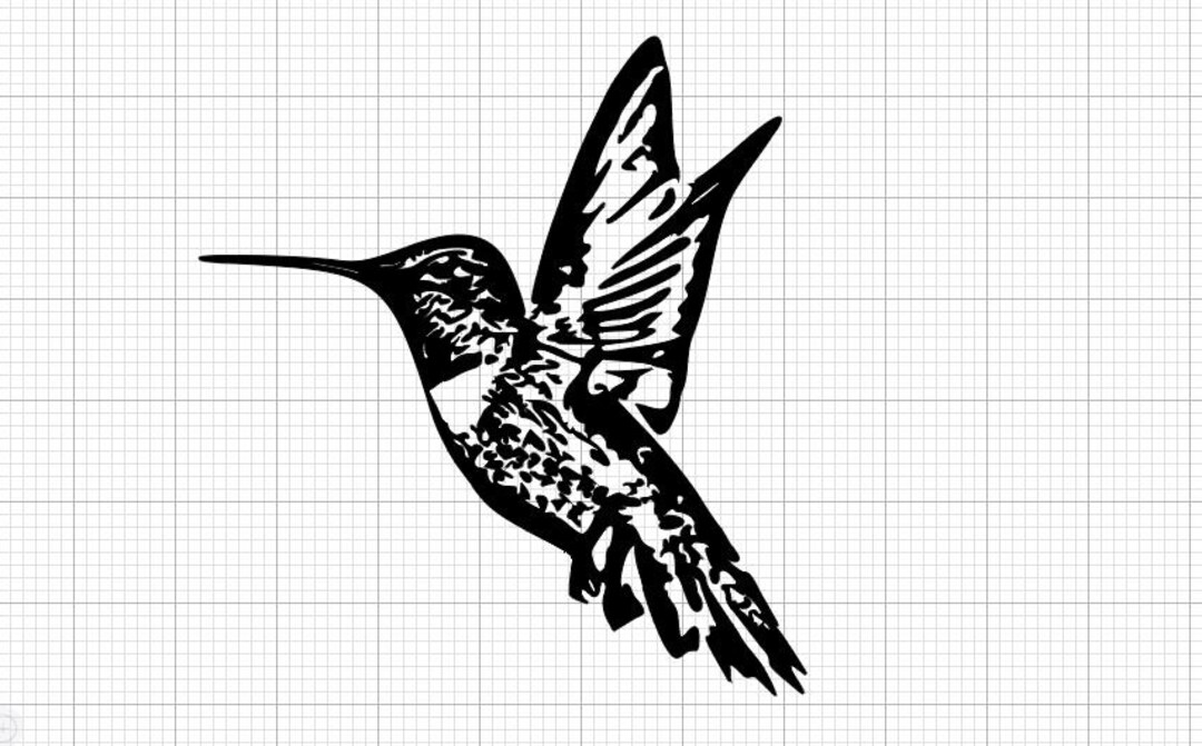 Hummingbird Vinyl Weatherproof Decal - Etsy
