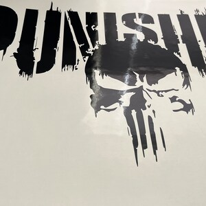 Punisher Skull Vinyl Weatherproof Decal - Etsy