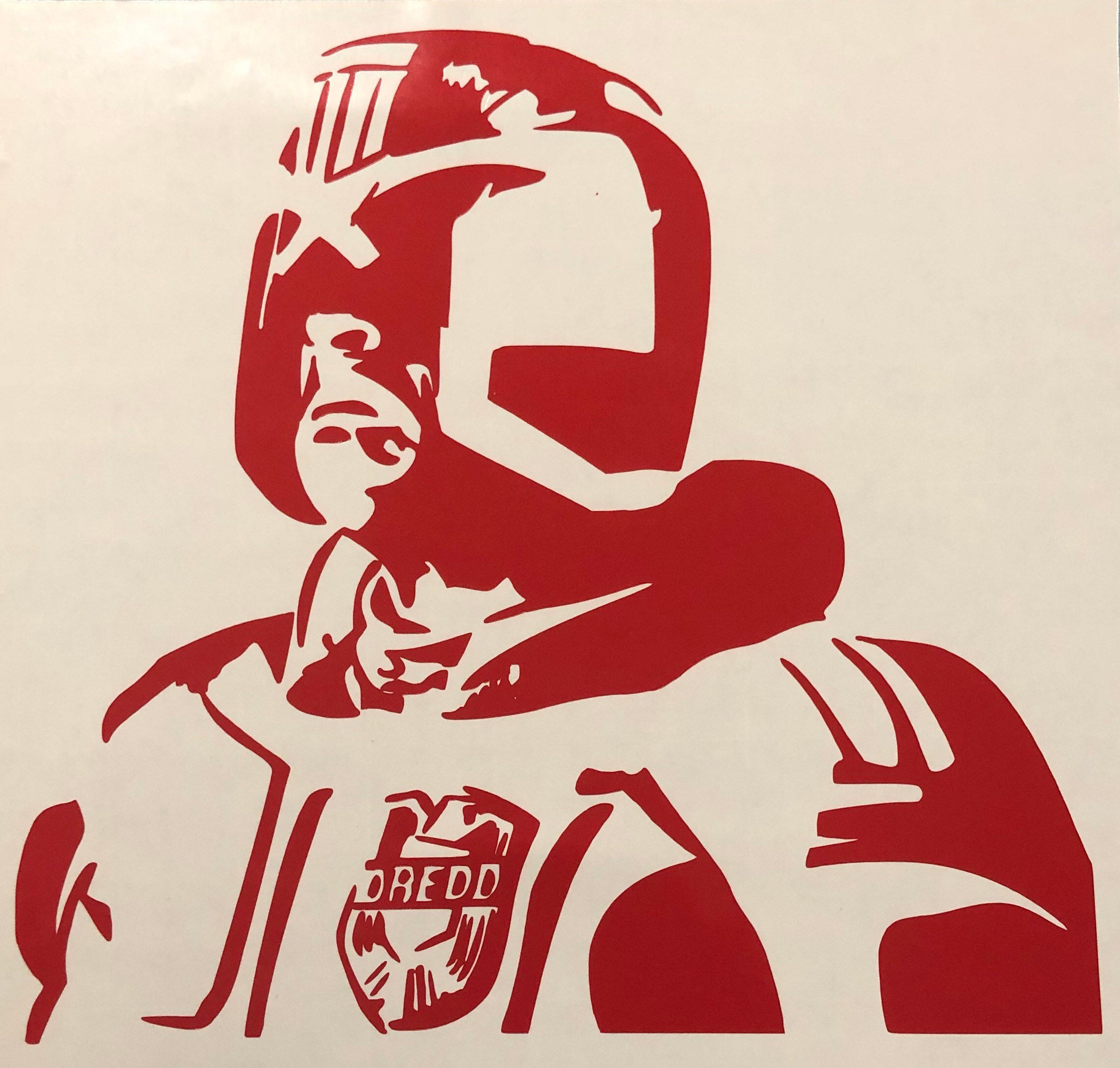 Judge Dredd Vinyl Weatherproof Decal - Etsy