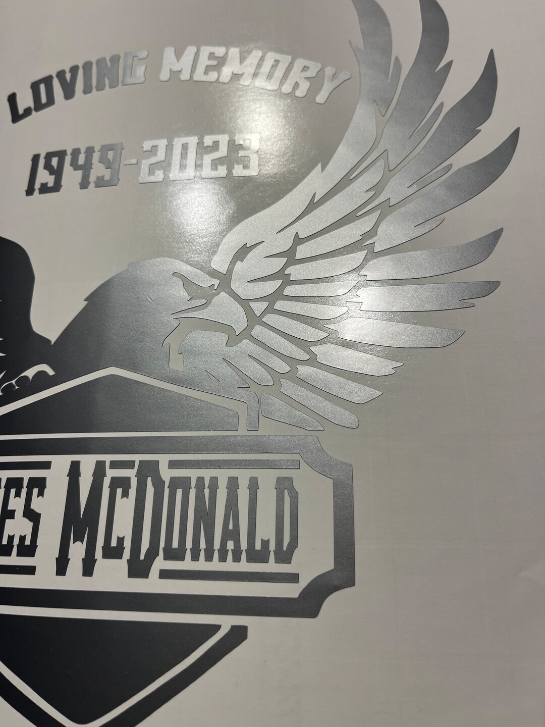 In Loving Memory Vinyl Decal - Etsy