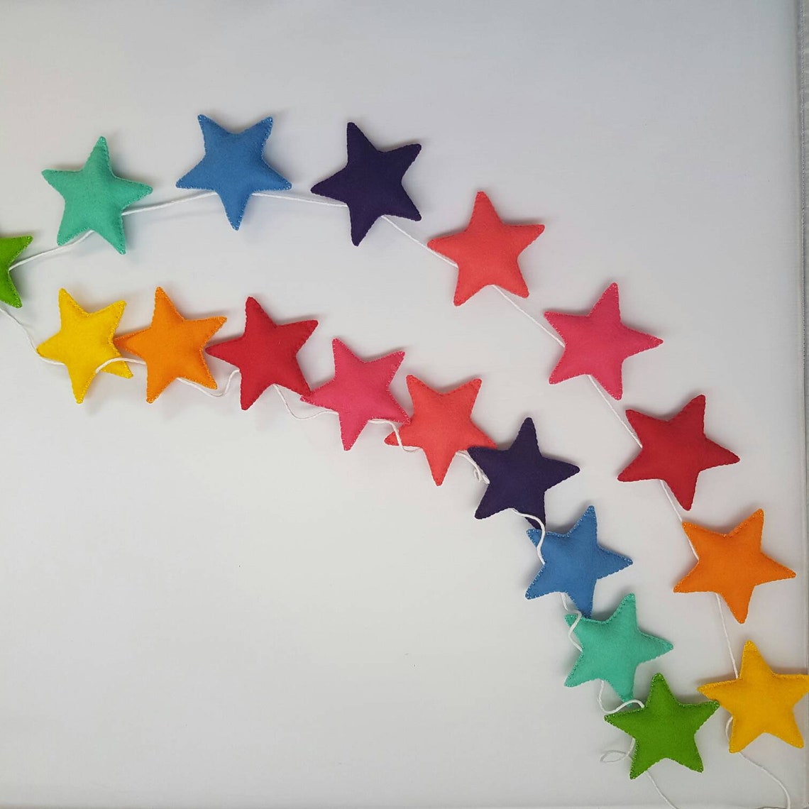 Mini Stars Garland Mini Stars Bunting Rainbow Garland - Etsy