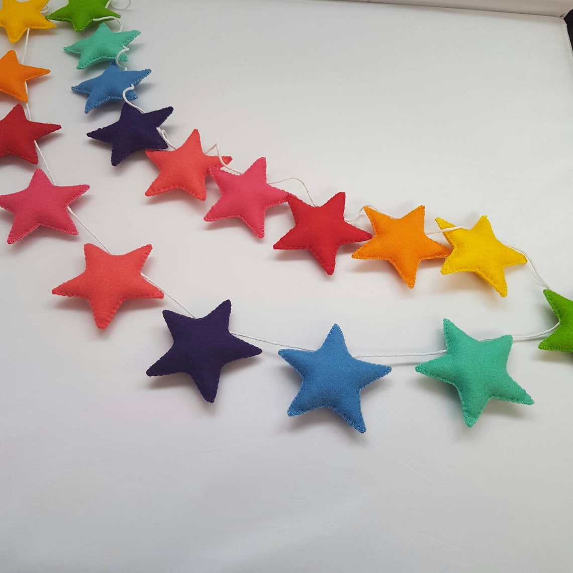 Mini Stars Garland Mini Stars Bunting Rainbow Garland - Etsy